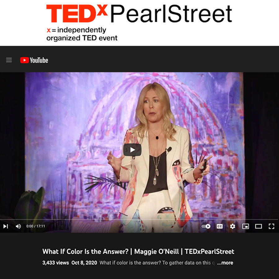 Maggie O'Neill | Artist | TedX Pearl Street | What If Color Is the Answer?