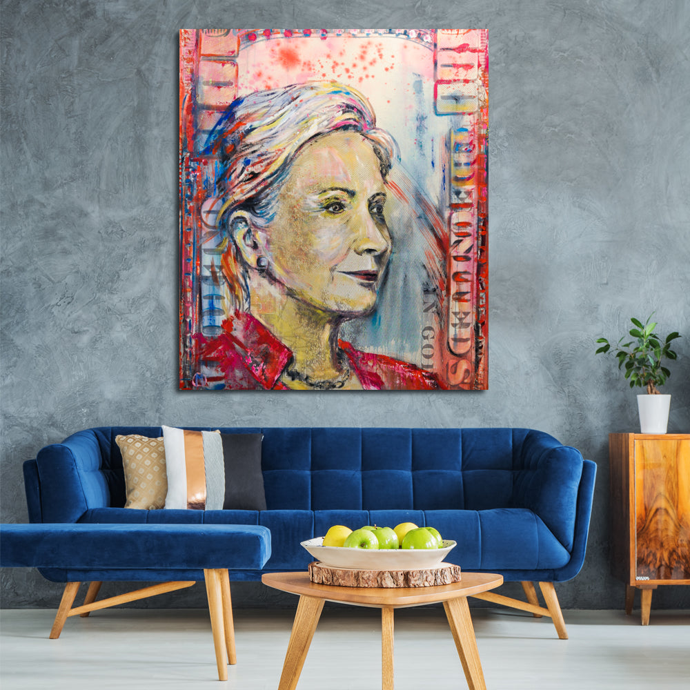 Maggie O'Neill | Artist | Queens - Original Art | Hillary (2017)