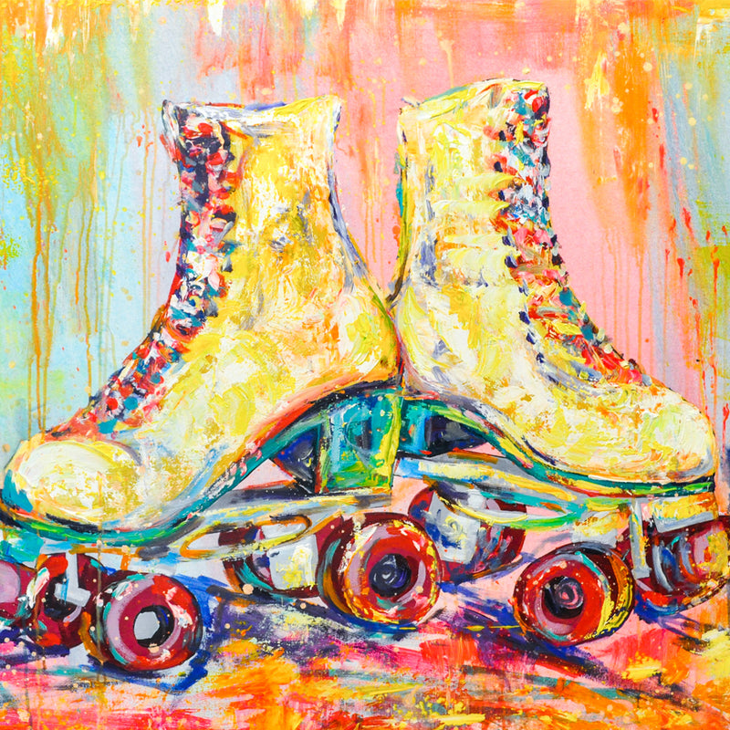 Tie-Dye Roller Skates (2019) - Maggie O'Neill